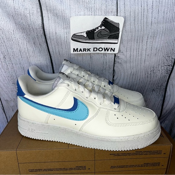 Nike | Shoes | New Nike Air Force Low 7 Lv8 Double Swoosh Blue Chill ...